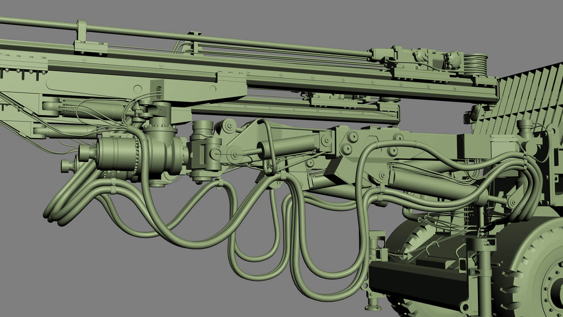 Underground Mining Drill Rigs Sandvik Dd422Ie - 3D Model by modelspro