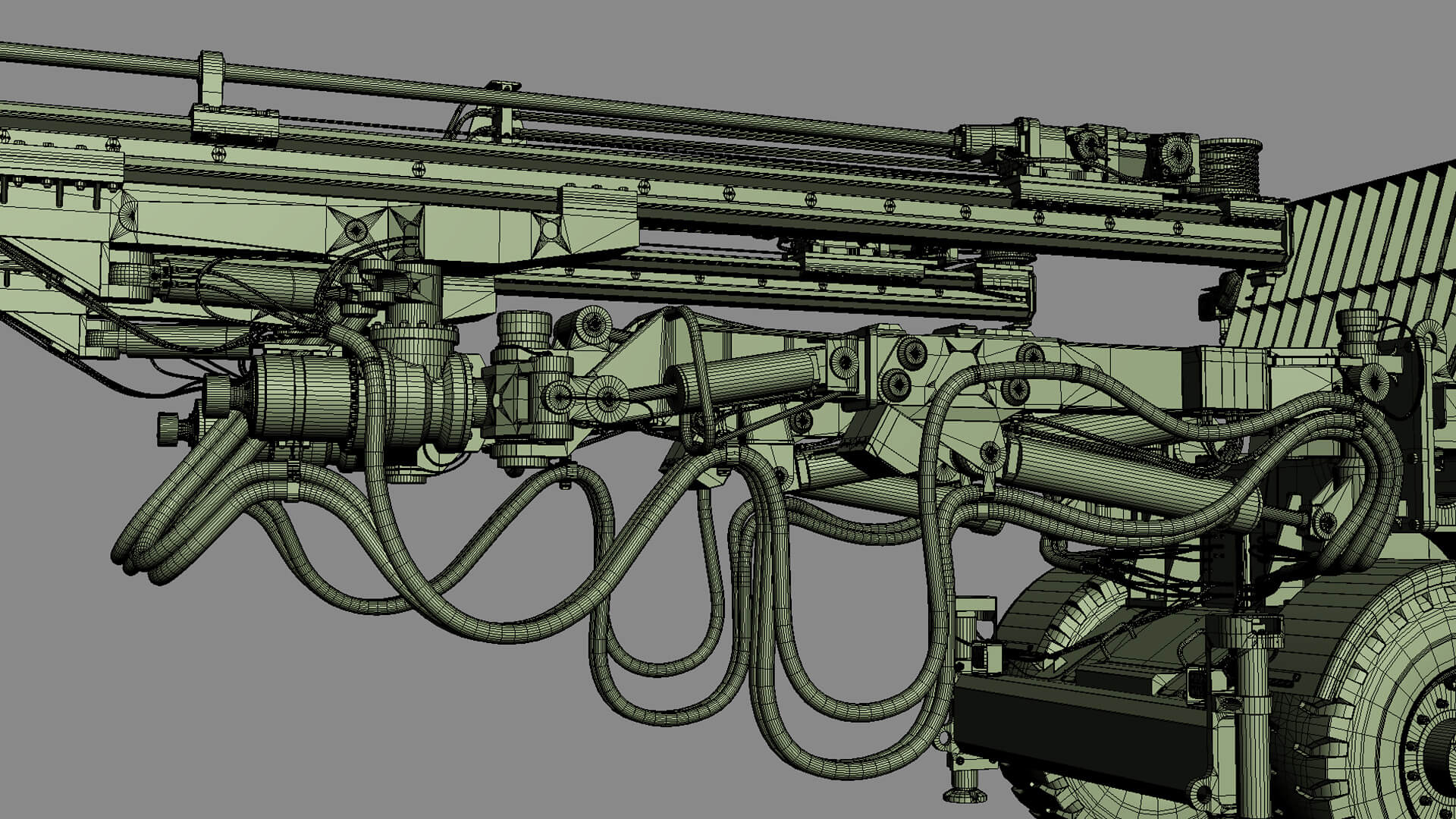 Underground Mining Drill Rigs Sandvik Dd422Ie - 3D Model by modelspro