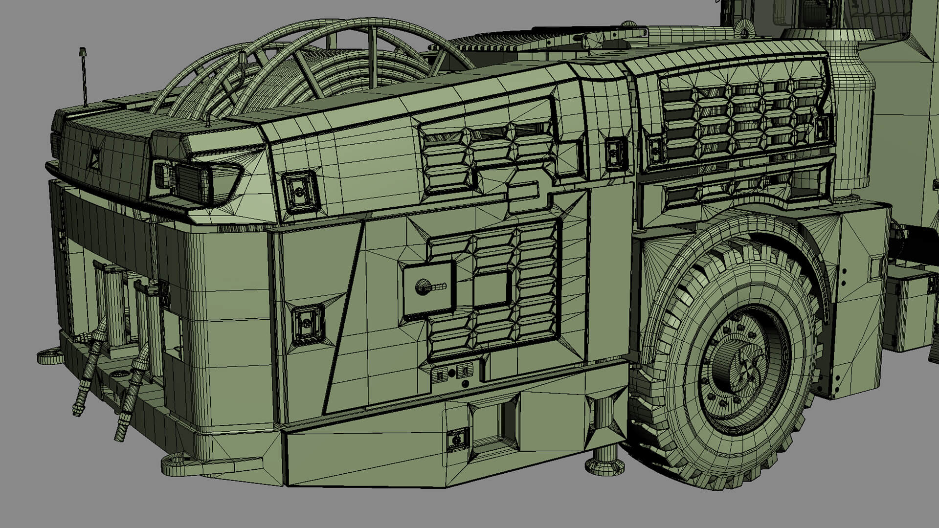 Underground Mining Drill Rigs Sandvik Dd422Ie - 3D Model by modelspro