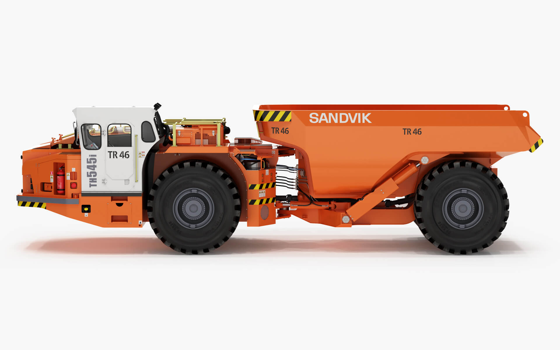 Underground Mining Dumptruck Sandvik Th545I - 3D Model by modelspro