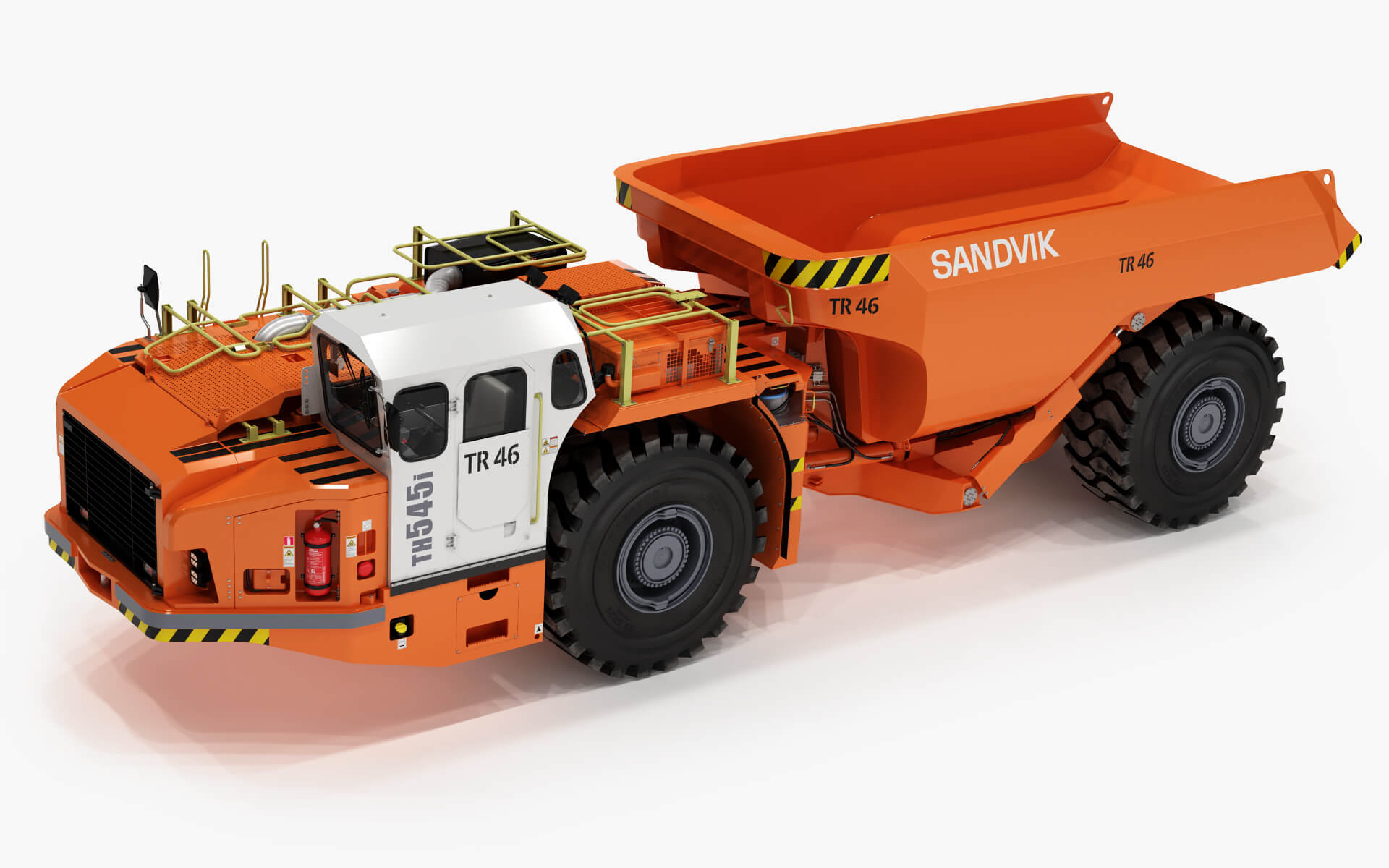 Underground Mining Dumptruck Sandvik Th545I - 3D Model by modelspro