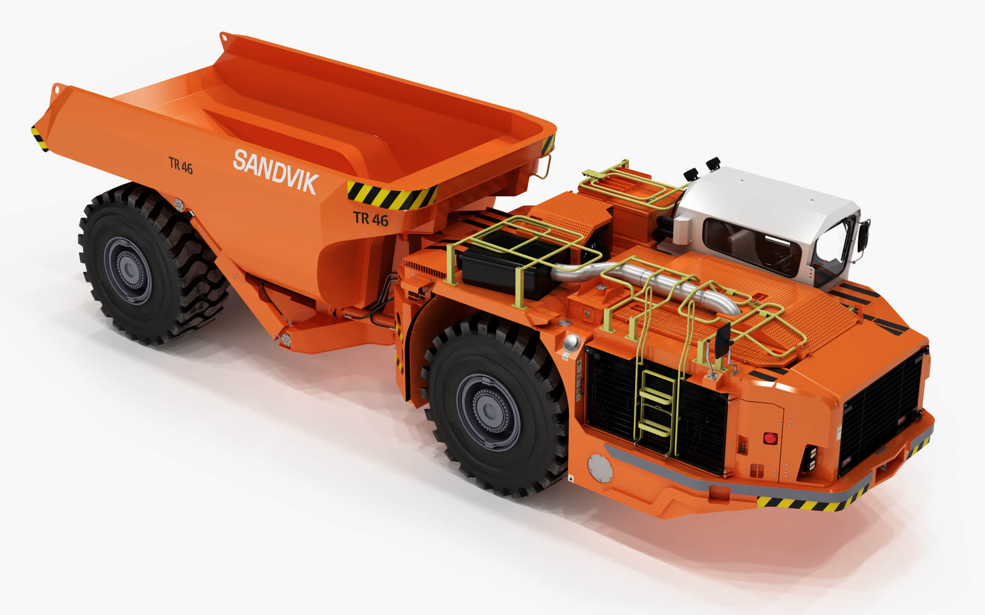 Underground Mining Dumptruck Sandvik Th545I - 3D Model by modelspro
