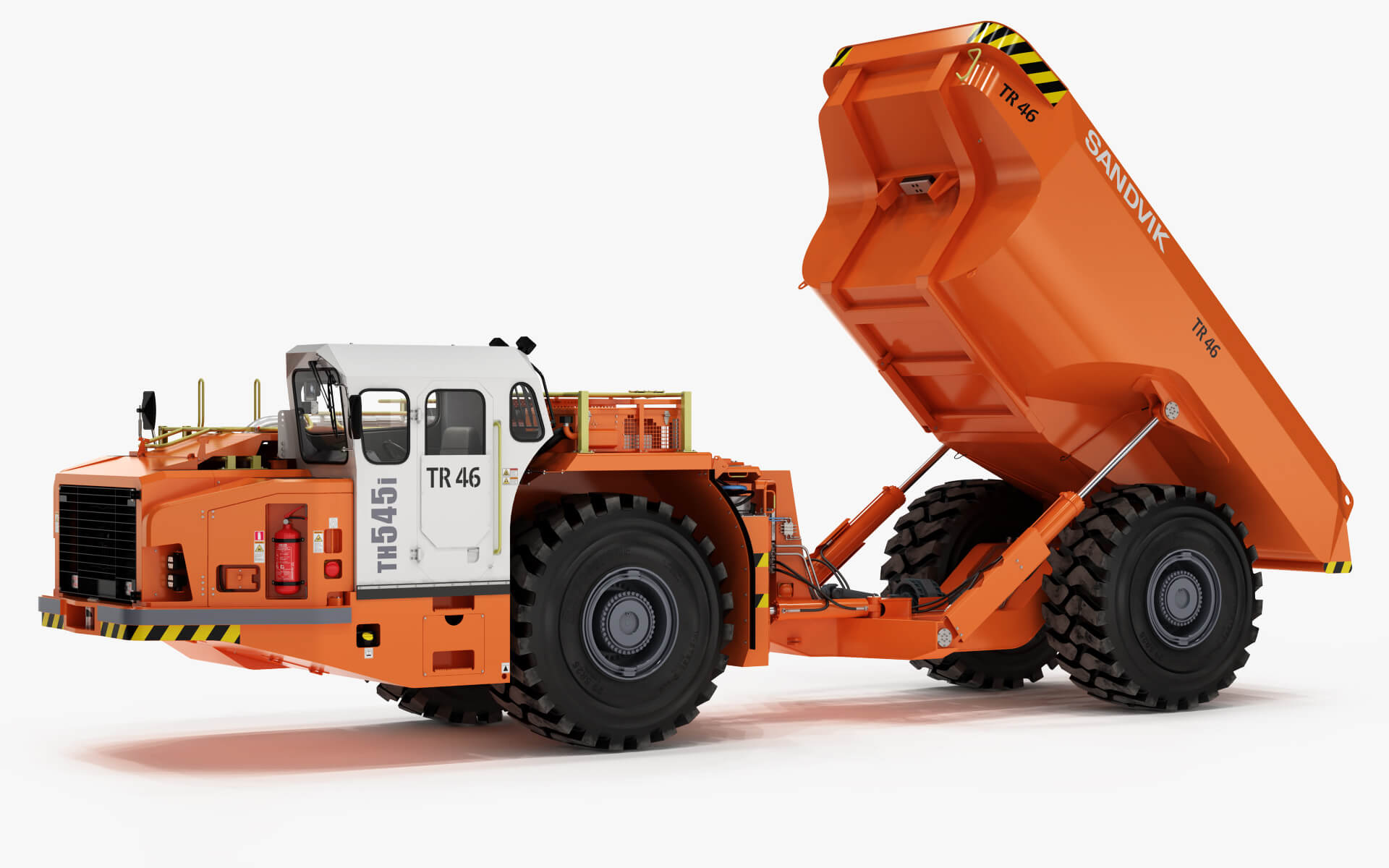 Underground Mining Dumptruck Sandvik Th545I - 3D Model by modelspro