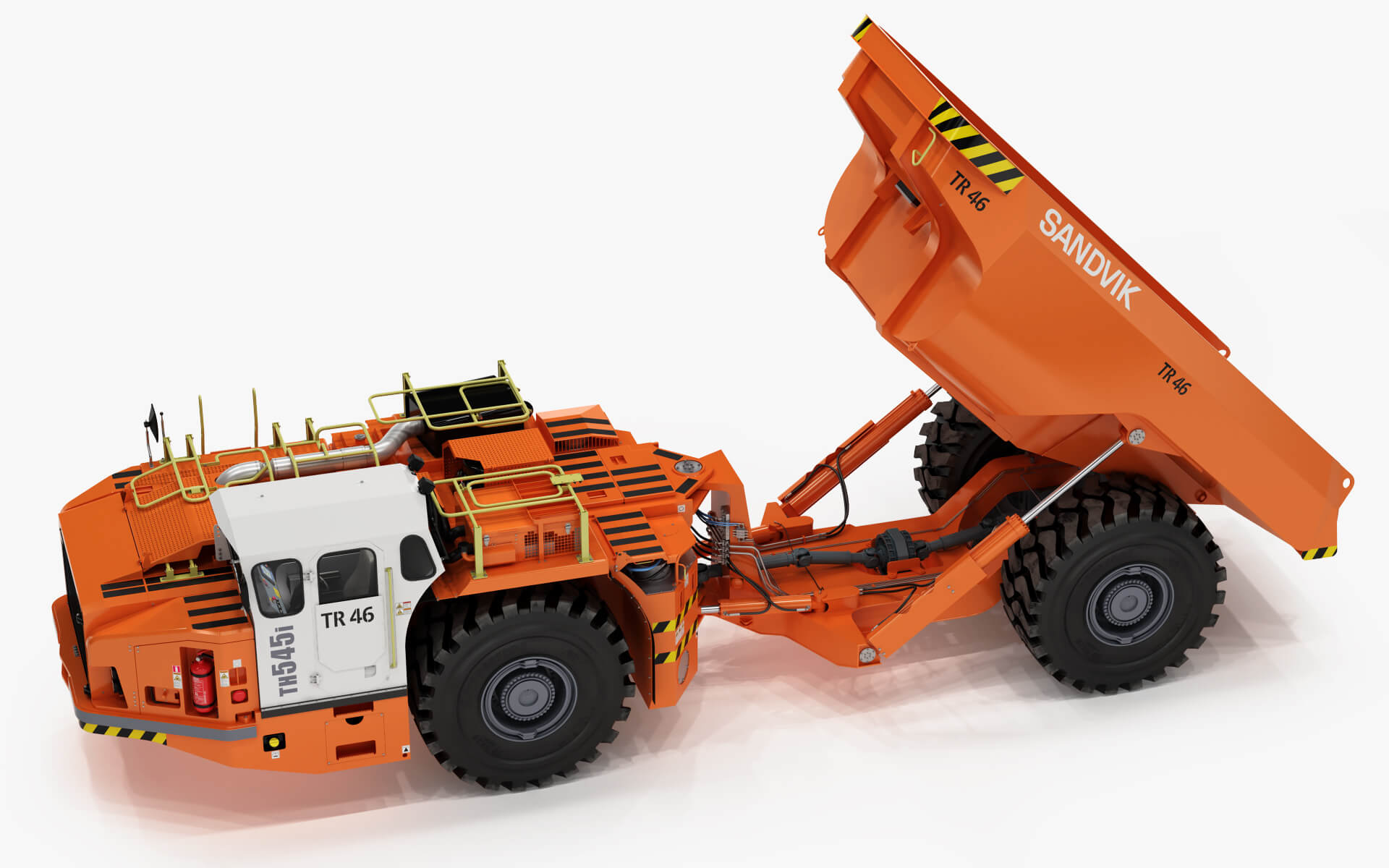 Underground Mining Dumptruck Sandvik Th545I - 3D Model by modelspro