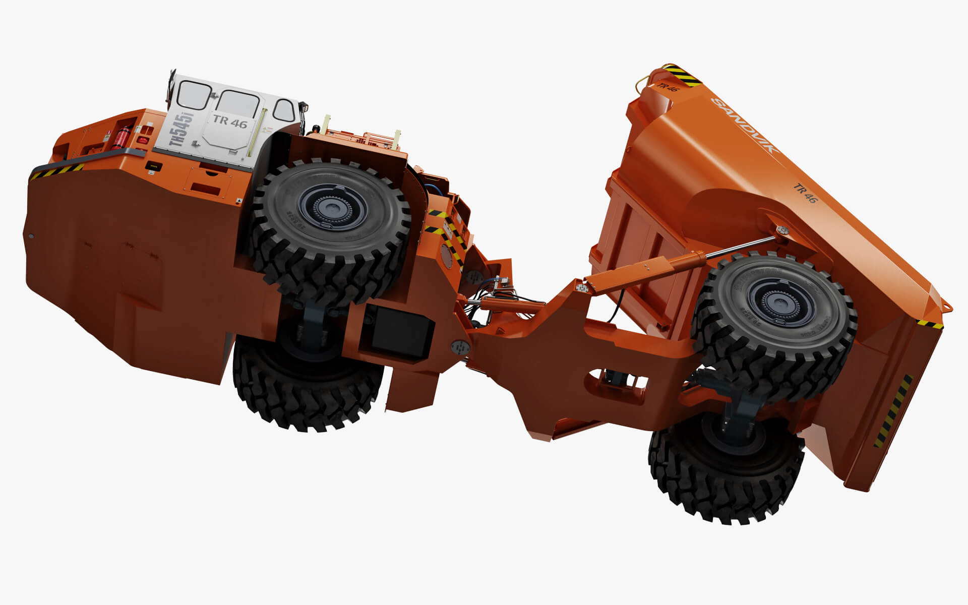 Underground Mining Dumptruck Sandvik Th545I - 3D Model by modelspro