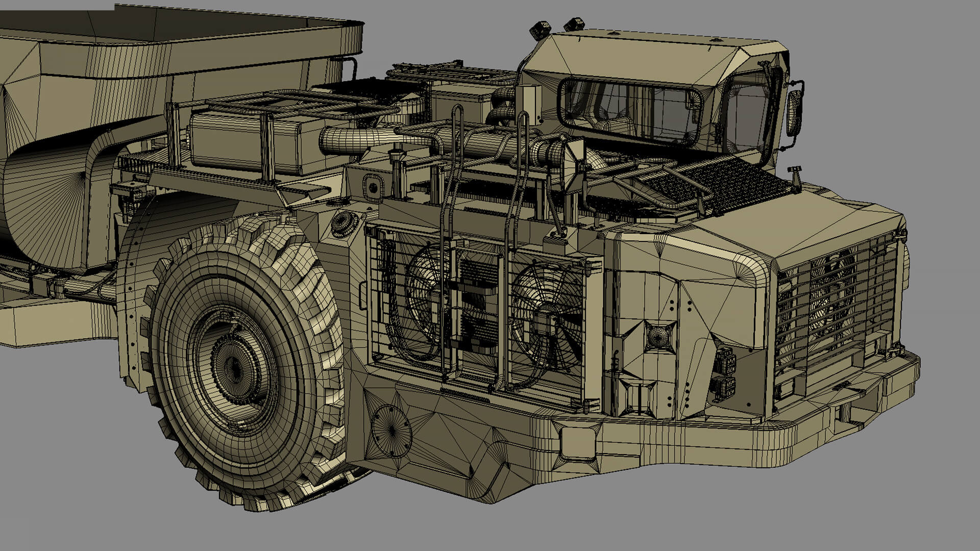 Underground Mining Dumptruck Sandvik Th545I - 3D Model by modelspro