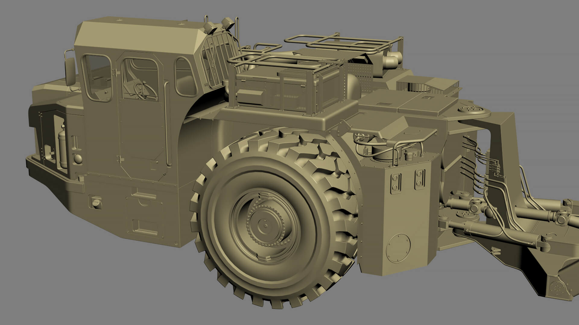 Underground Mining Dumptruck Sandvik Th545I - 3D Model by modelspro