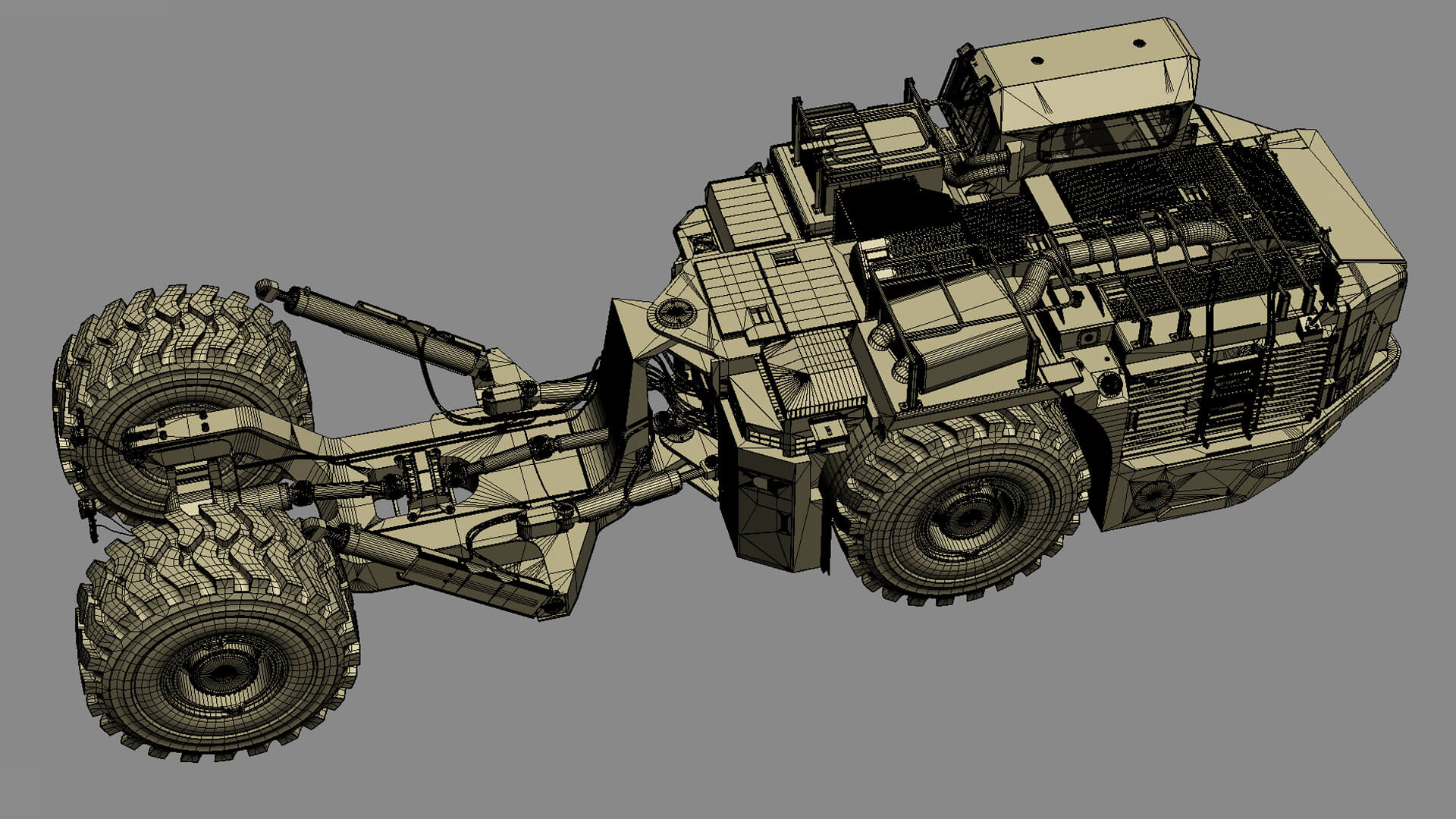 Underground Mining Dumptruck Sandvik Th545I - 3D Model by modelspro