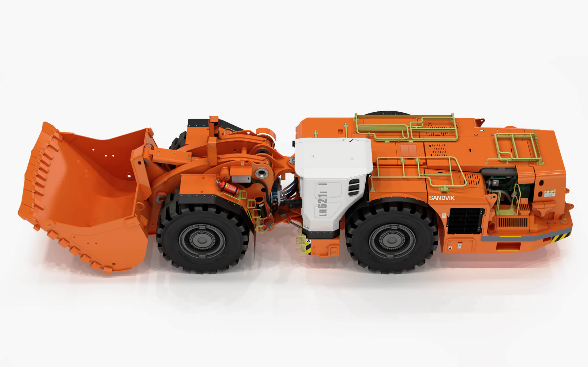 Underground Mining Loader Sandvik Lh621I - 3D Model by modelspro