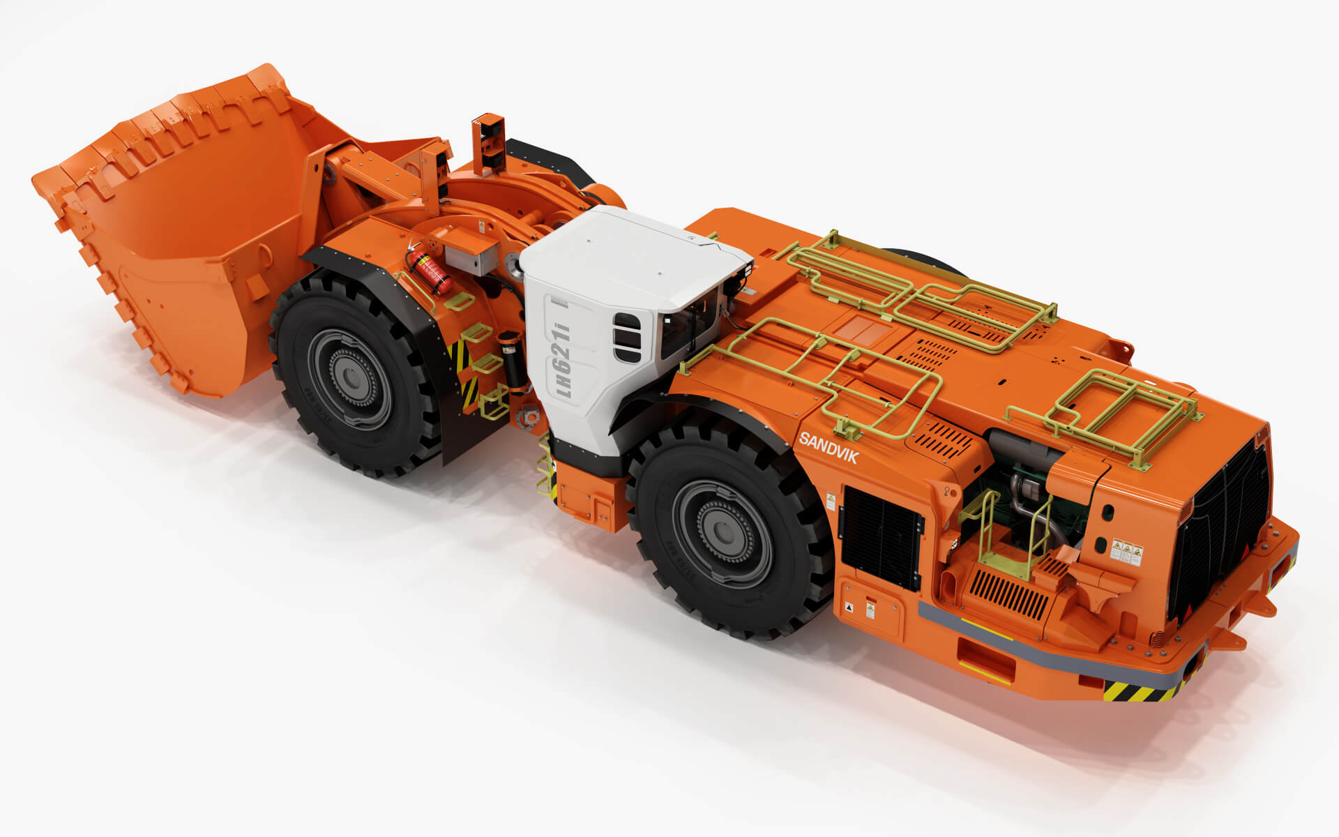 Underground Mining Loader Sandvik Lh621I - 3D Model by modelspro
