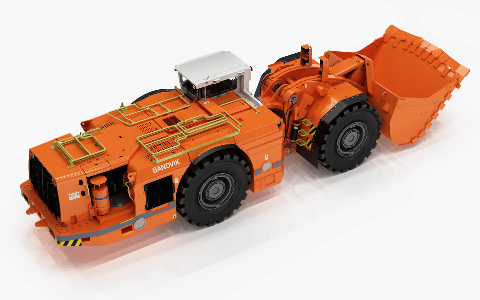 Underground Mining Loader Sandvik Lh621I - 3D Model by modelspro