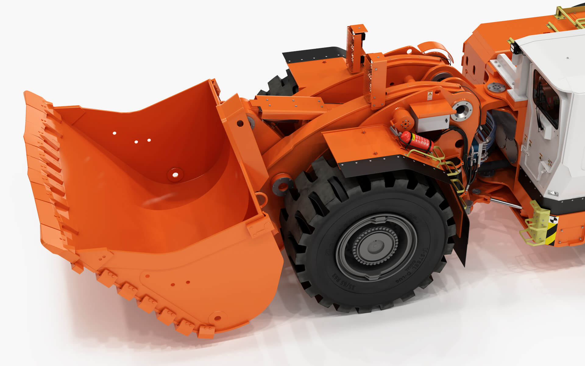 Underground Mining Loader Sandvik Lh621I - 3D Model by modelspro