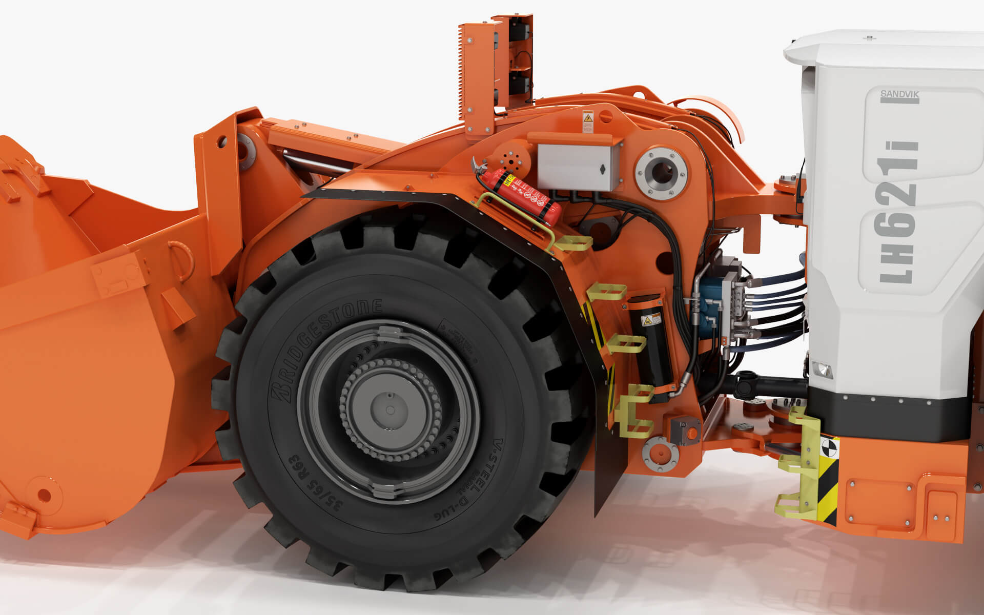 Underground Mining Loader Sandvik Lh621I - 3D Model by modelspro