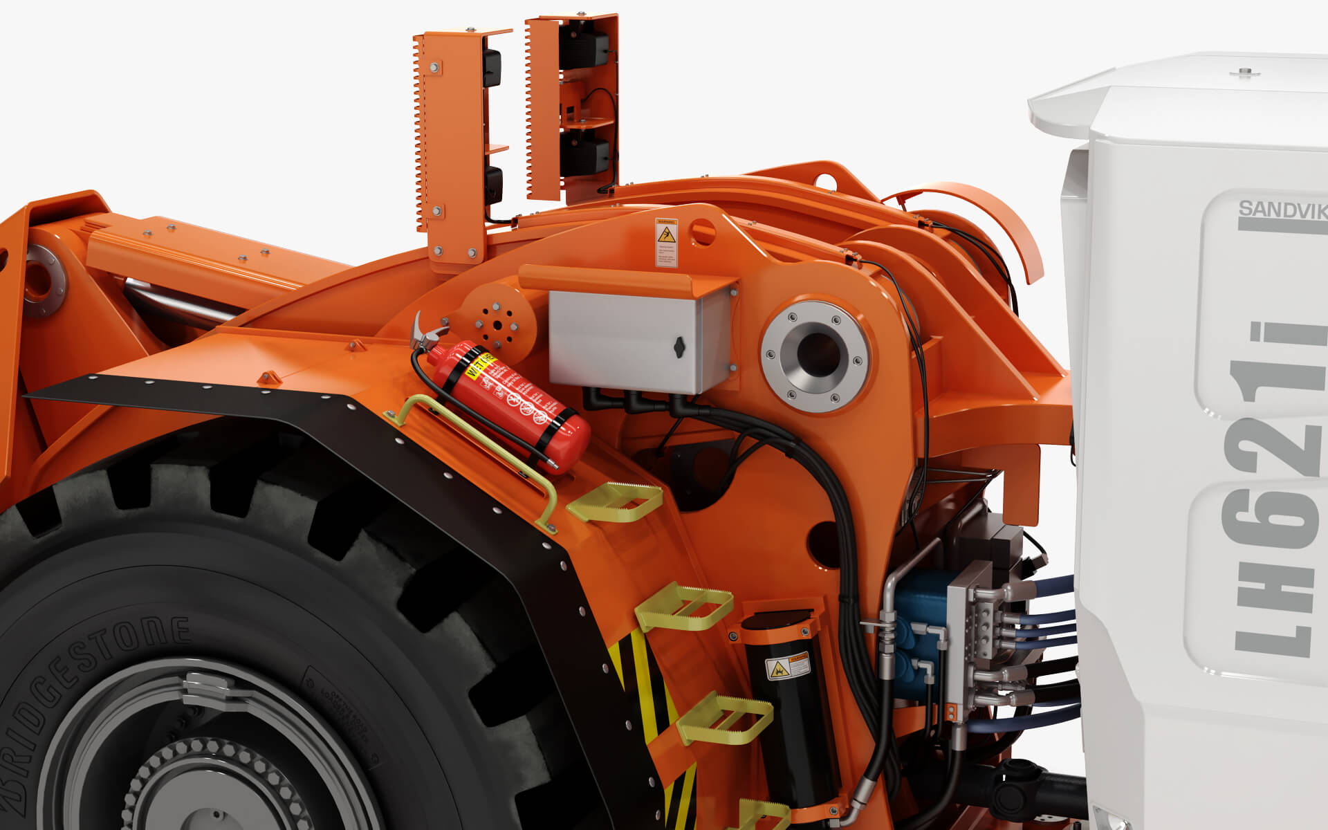 Underground Mining Loader Sandvik Lh621I - 3D Model by modelspro