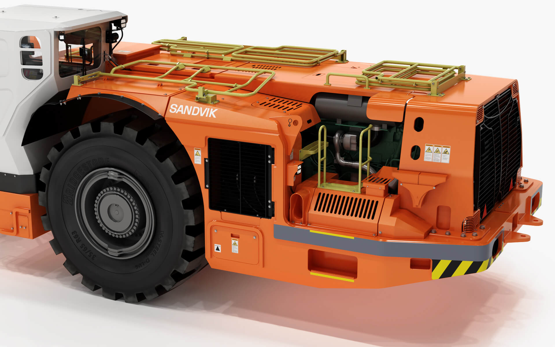 Underground Mining Loader Sandvik Lh621I - 3D Model by modelspro