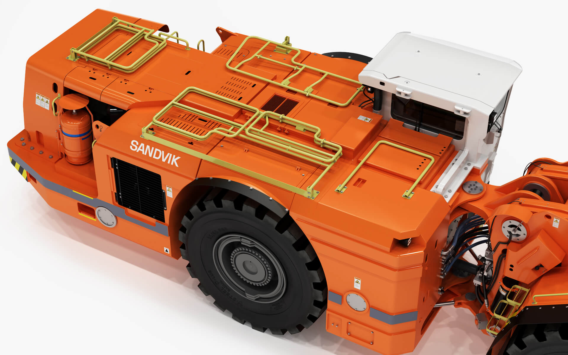 Underground Mining Loader Sandvik Lh621I - 3D Model by modelspro