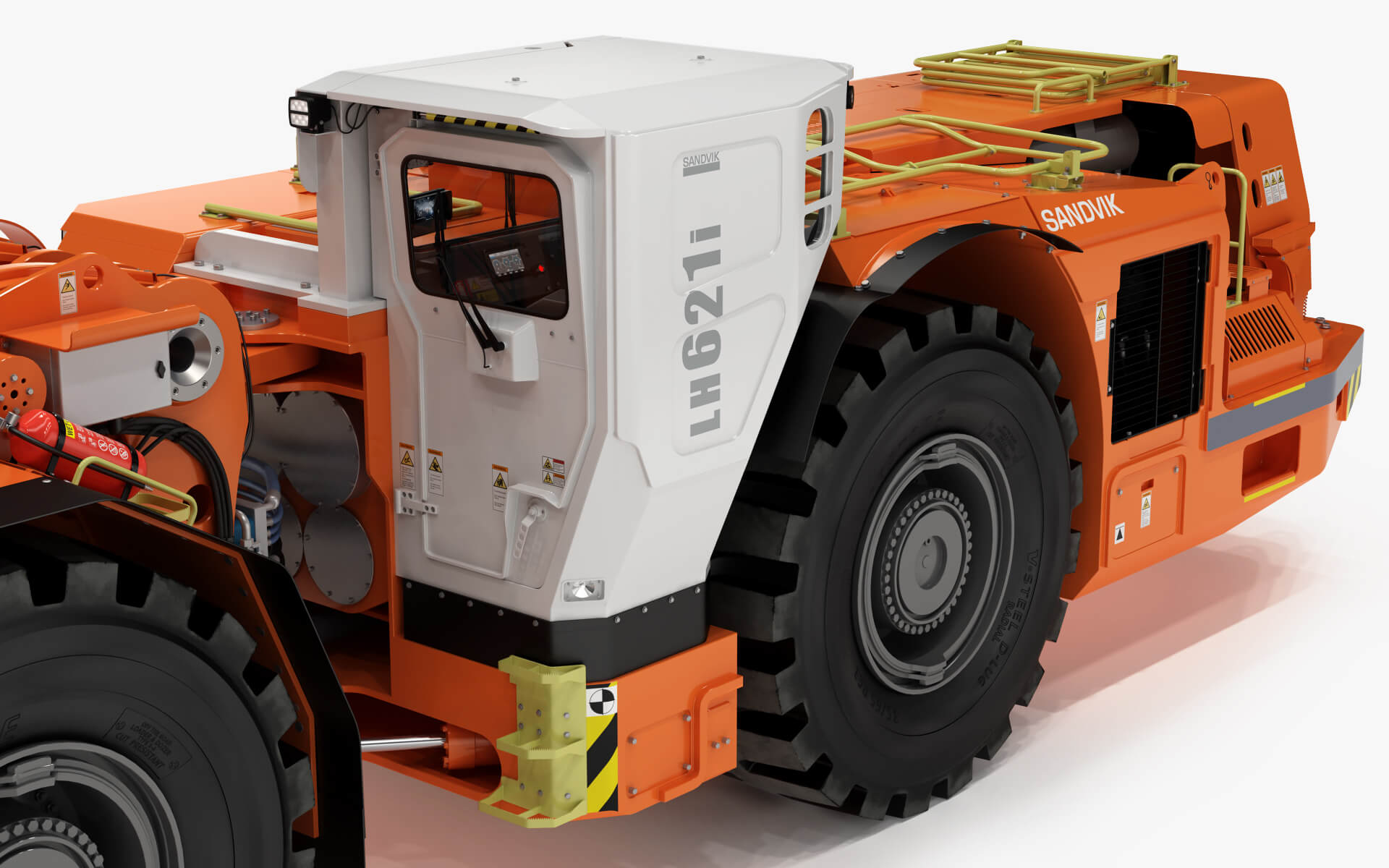 Underground Mining Loader Sandvik Lh621I - 3D Model by modelspro