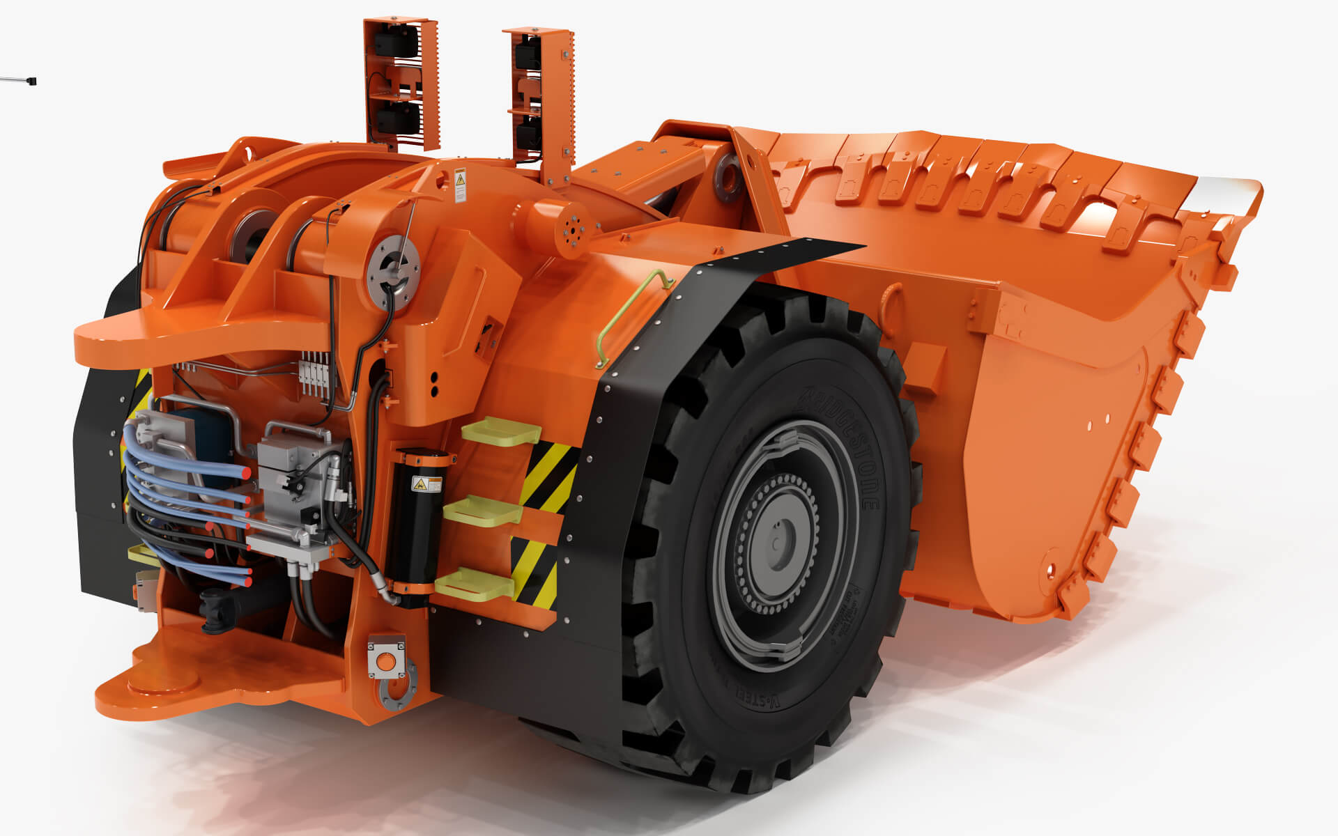 Underground Mining Loader Sandvik Lh621I - 3D Model by modelspro