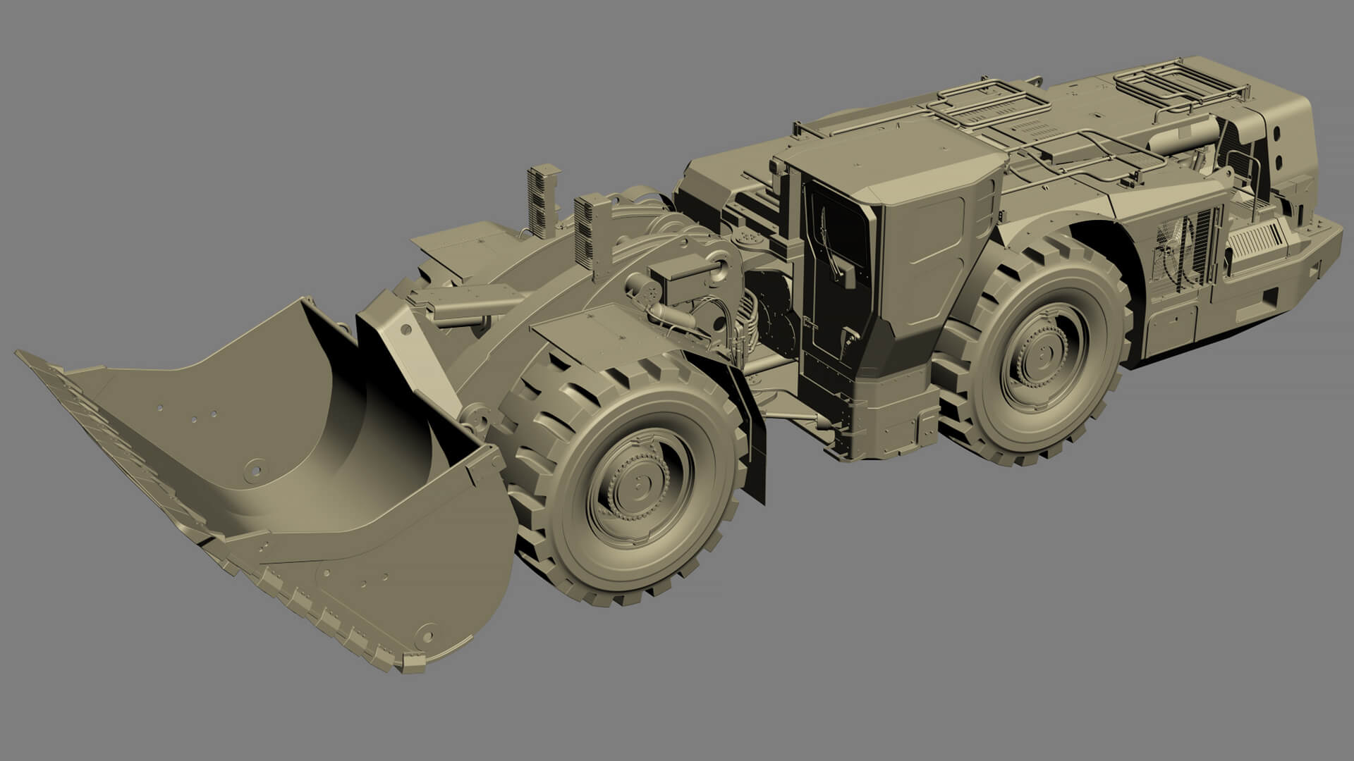 Underground Mining Loader Sandvik Lh621I - 3D Model by modelspro
