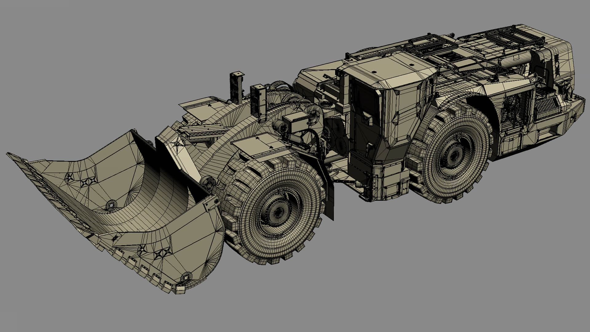 Underground Mining Loader Sandvik Lh621I - 3D Model by modelspro