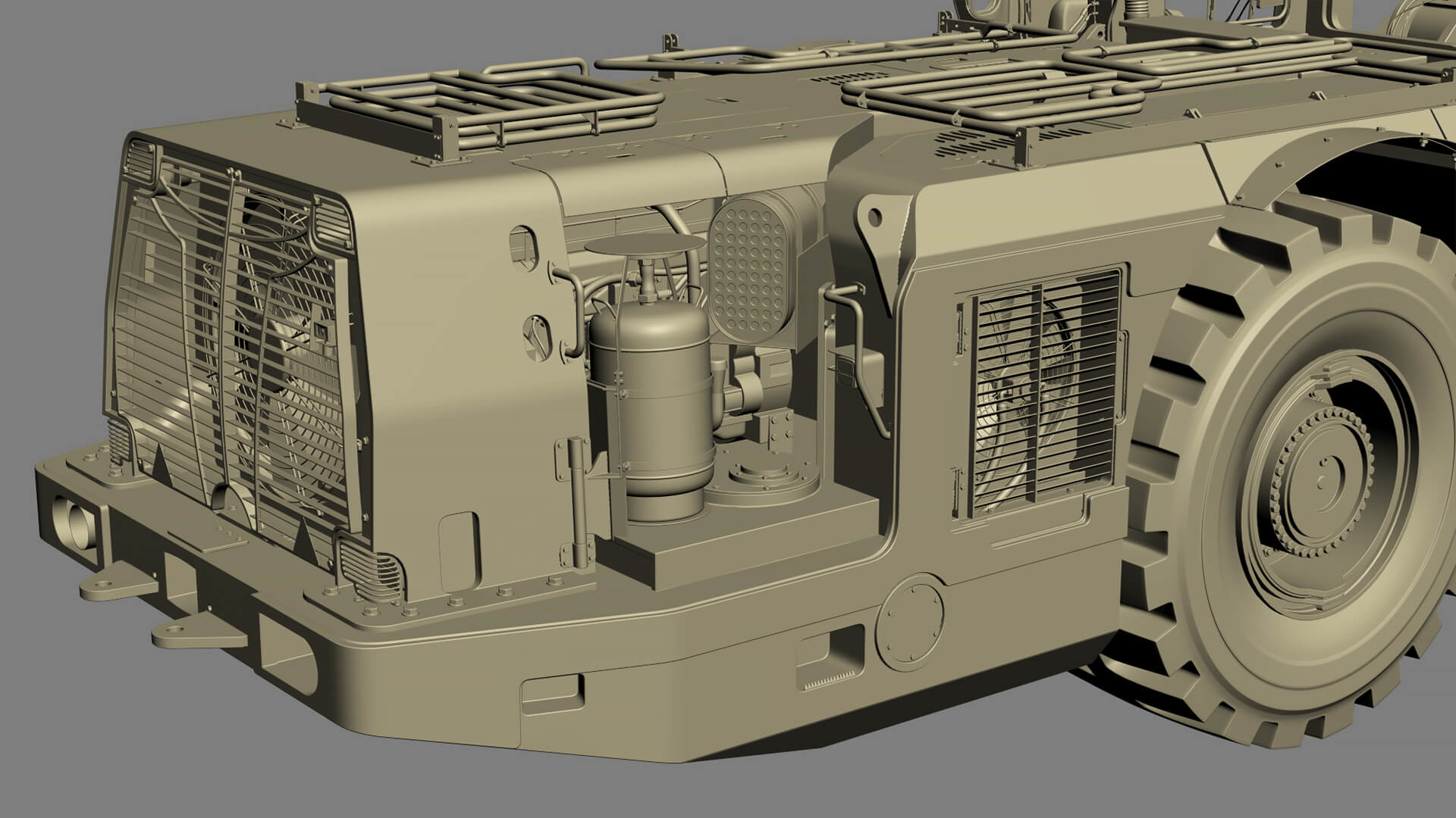 Underground Mining Loader Sandvik Lh621I - 3D Model by modelspro