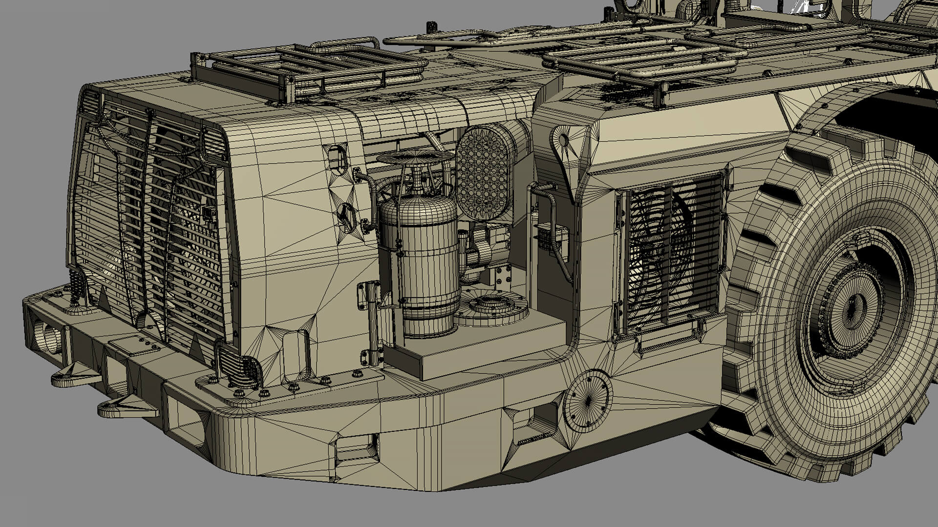 Underground Mining Loader Sandvik Lh621I - 3D Model by modelspro