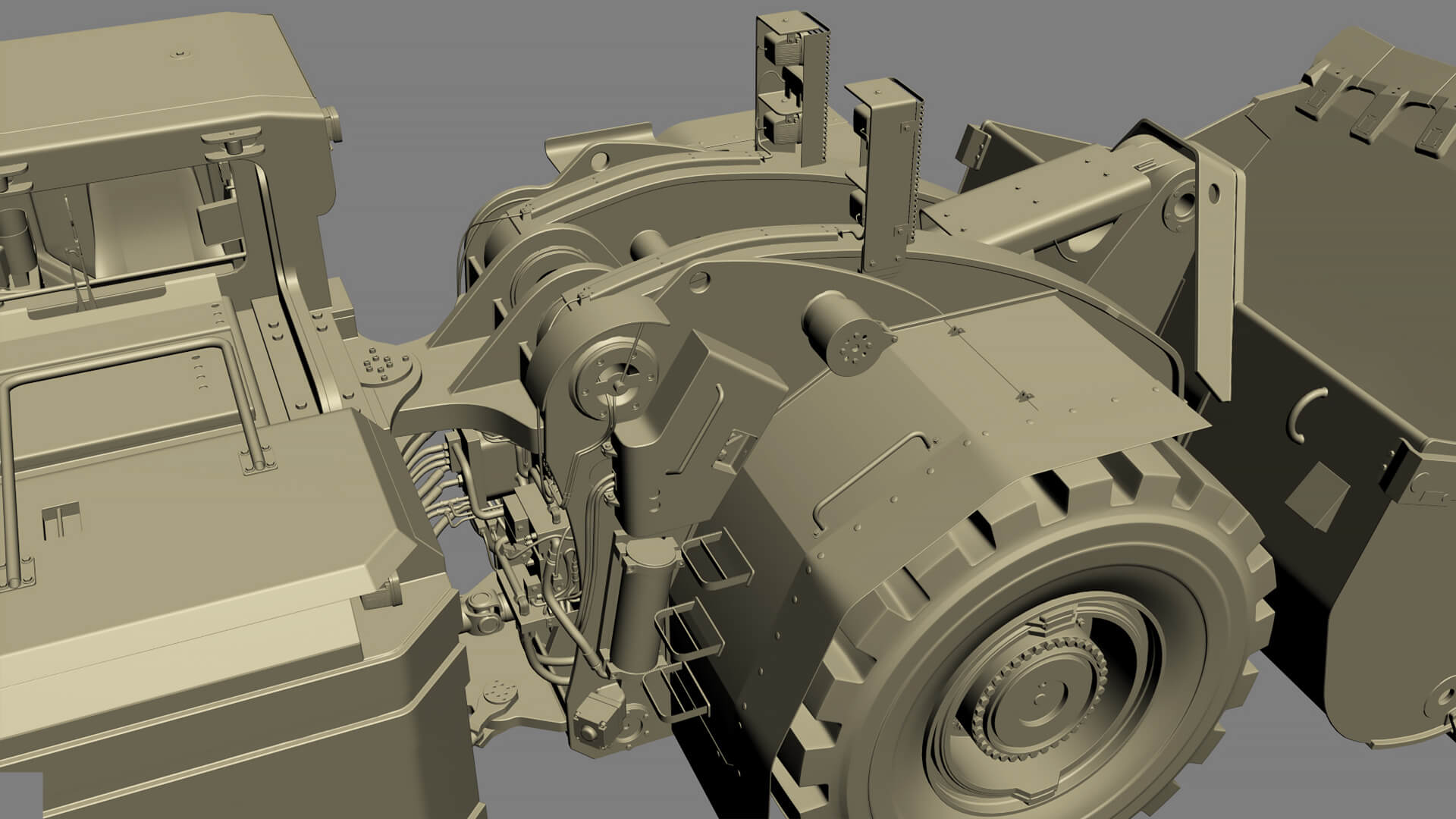 Underground Mining Loader Sandvik Lh621I - 3D Model by modelspro