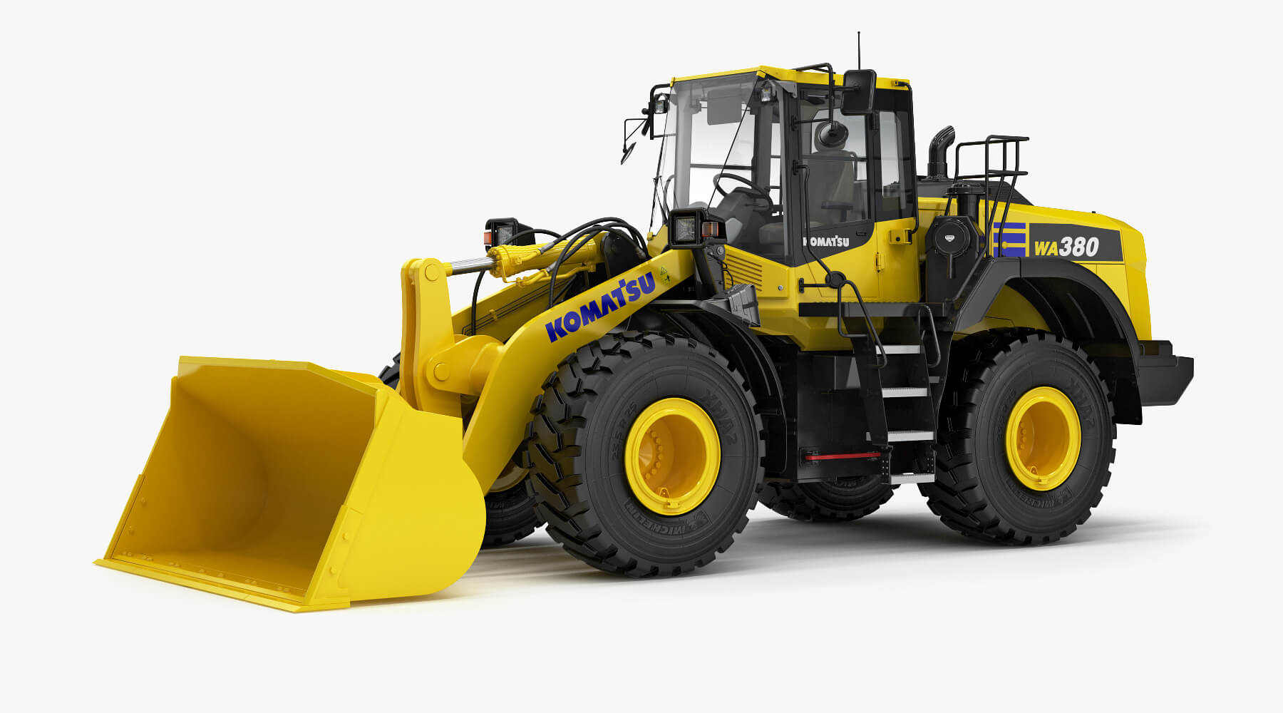 Wheel Loader Komatsu WA380-8 3D Model by modelspro