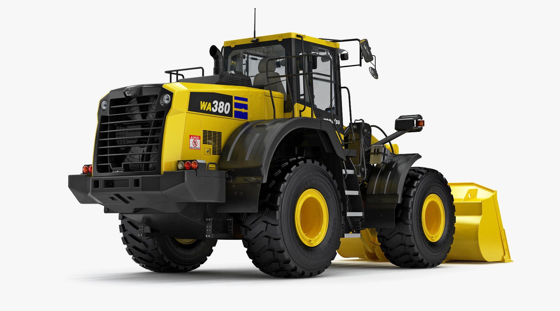 Wheel Loader Komatsu WA380-8 3D Model by modelspro