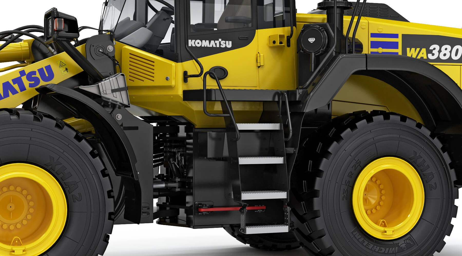 Wheel Loader Komatsu WA380-8 3D Model by modelspro