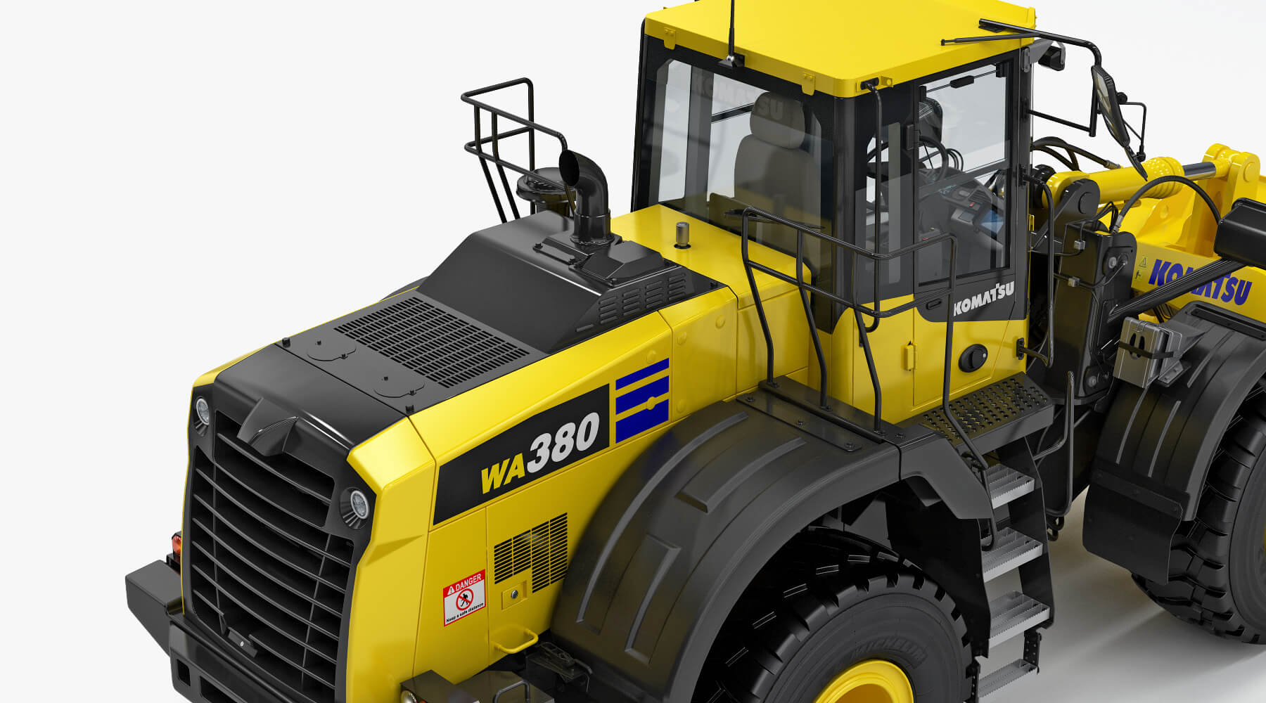 Wheel Loader Komatsu WA380-8 3D Model by modelspro