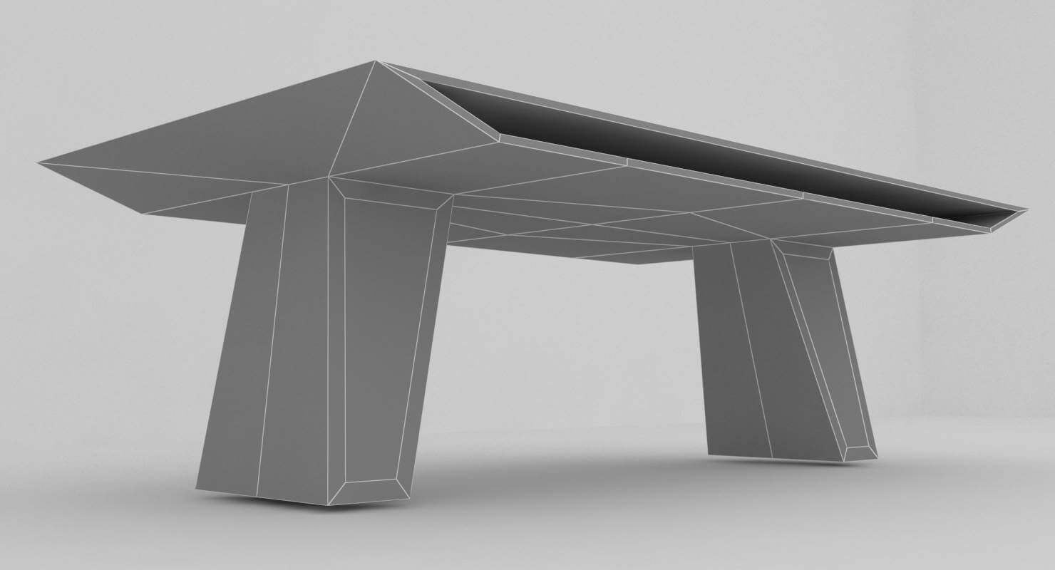 Modern Coffee Table "Bip" - 3D Model by modimodi