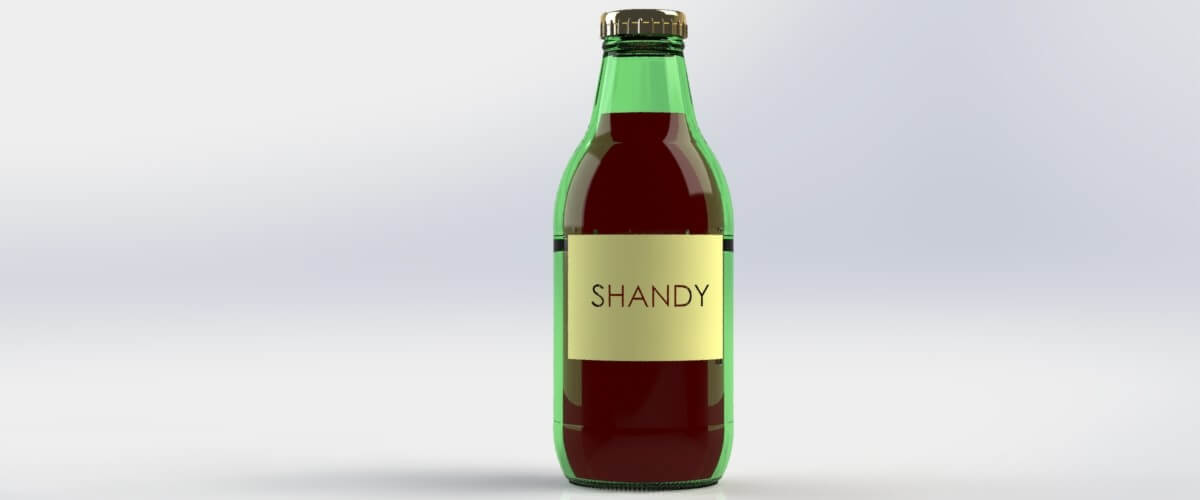 Bottle Shandy - 3D Model by Modsangli