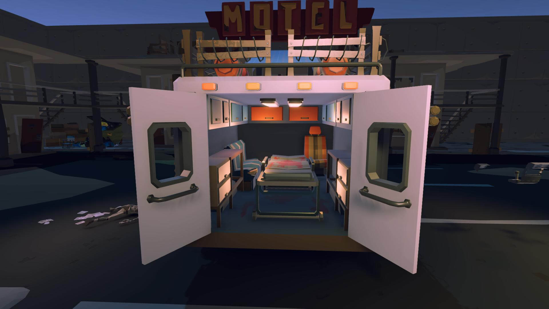 Post Apocalypse Ambulance - 3D Model by Modus_Studio