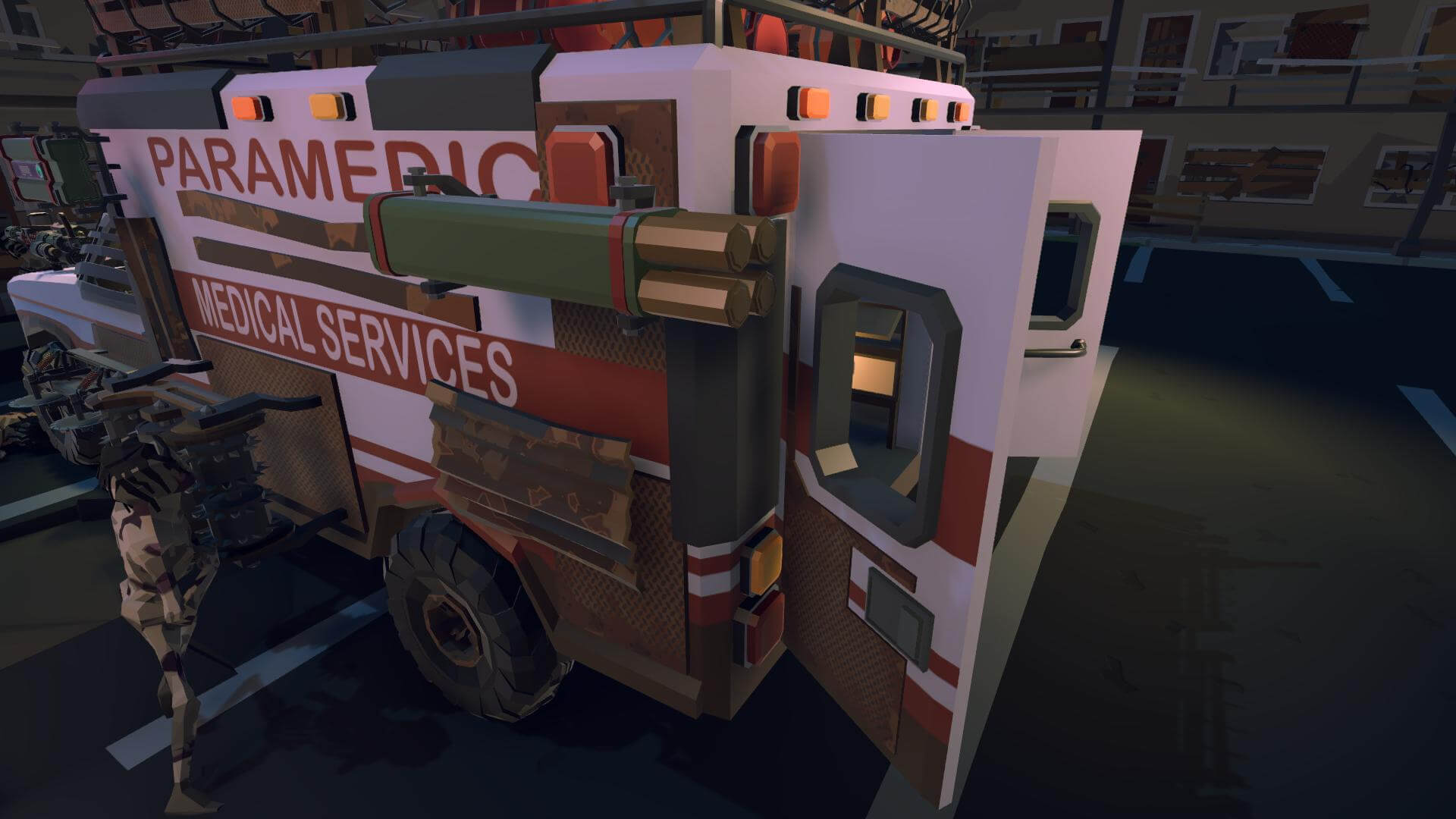 Post Apocalypse Ambulance - 3D Model by Modus_Studio