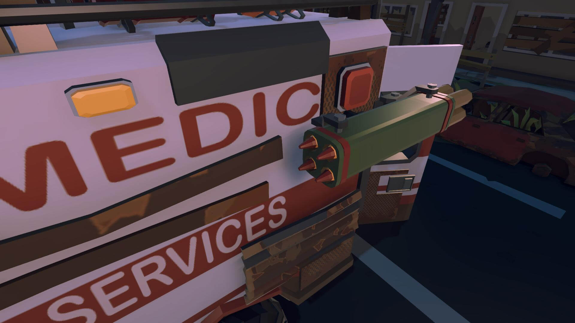 Post Apocalypse Ambulance - 3D Model by Modus_Studio