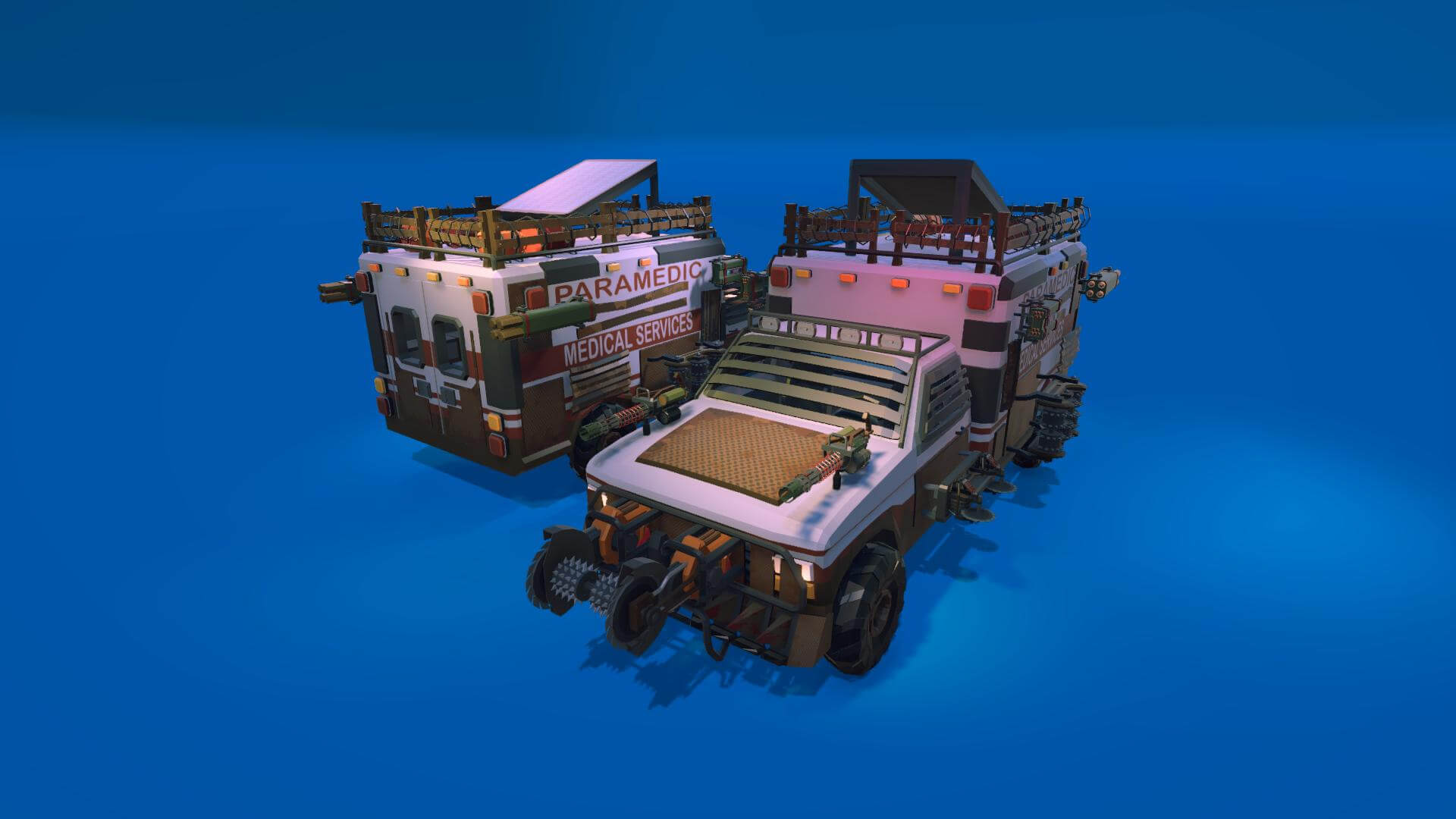 Post Apocalypse Ambulance - 3D Model by Modus_Studio