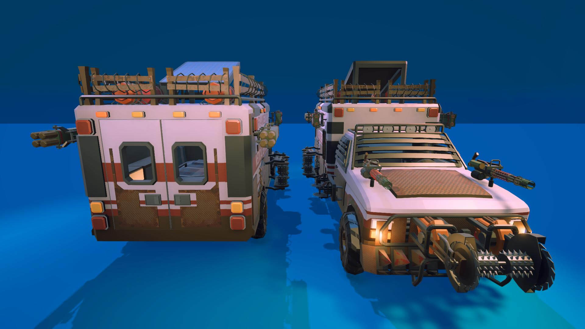 Post Apocalypse Ambulance - 3D Model by Modus_Studio