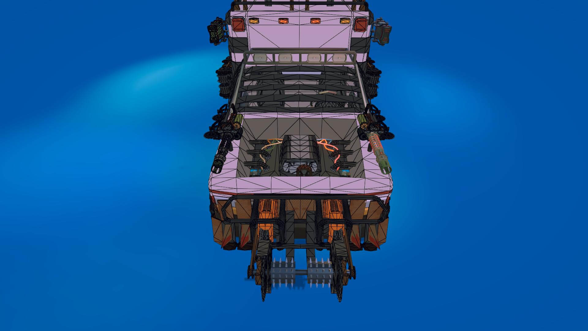 Post Apocalypse Ambulance - 3D Model by Modus_Studio