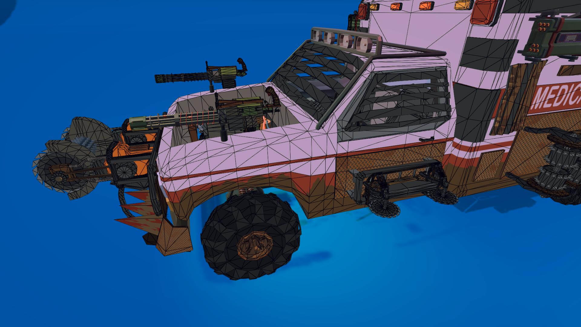 Post Apocalypse Ambulance - 3D Model by Modus_Studio