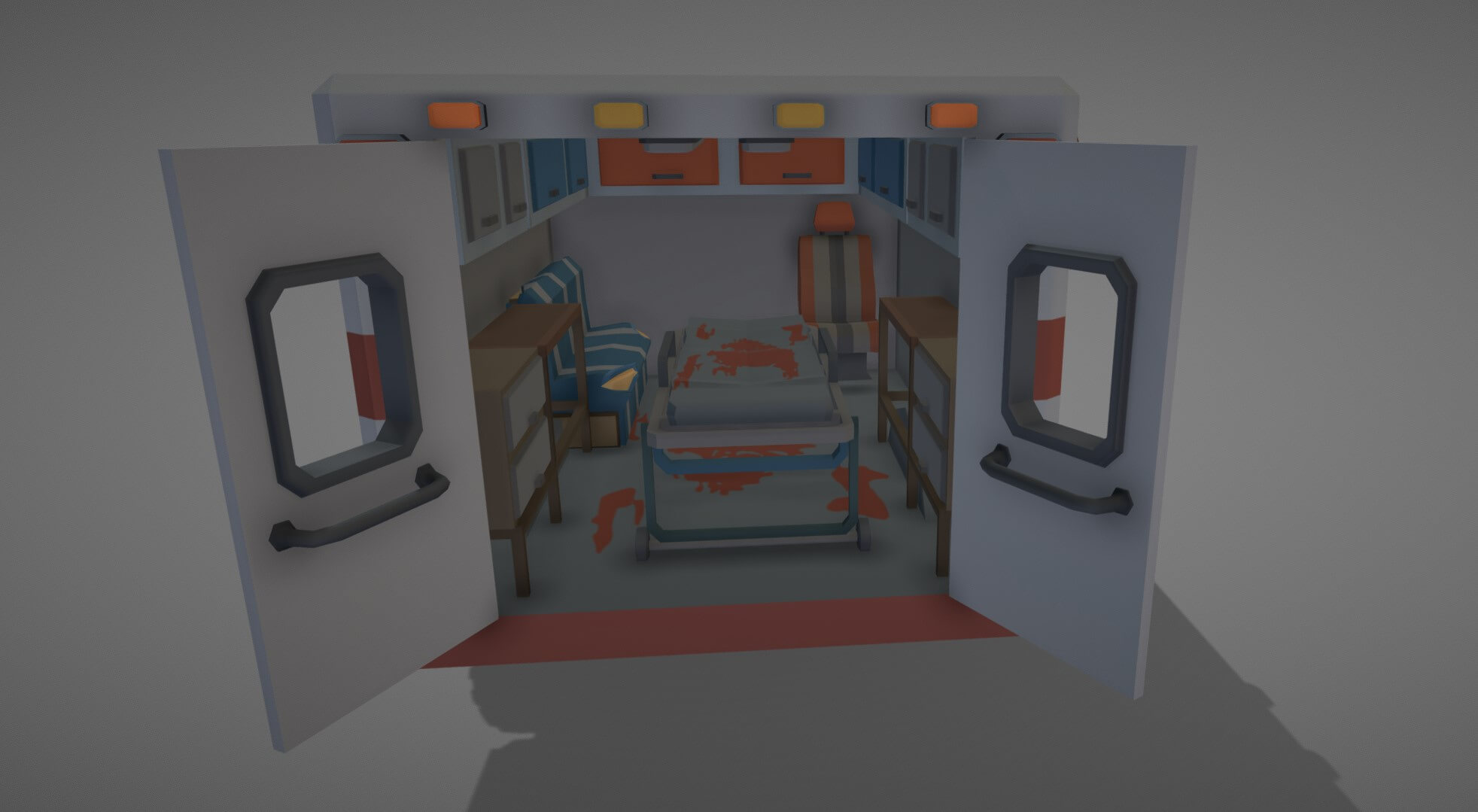 Simple Ambulance - 3D Model by Modus_Studio
