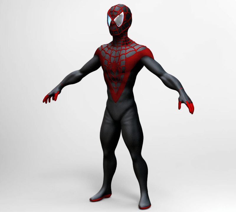 Miles Morales-The Ultimate Fan Art 3D Render | RenderHub Gallery