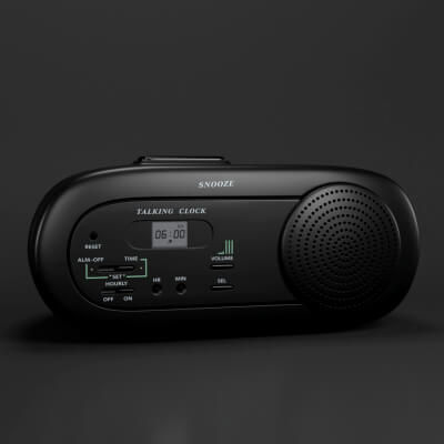 Alarm Talking Digital Clock - 3D Model by MoekDesign