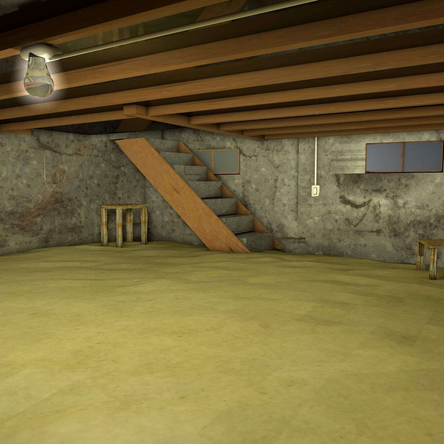 Basement - 3D Model by Moglif