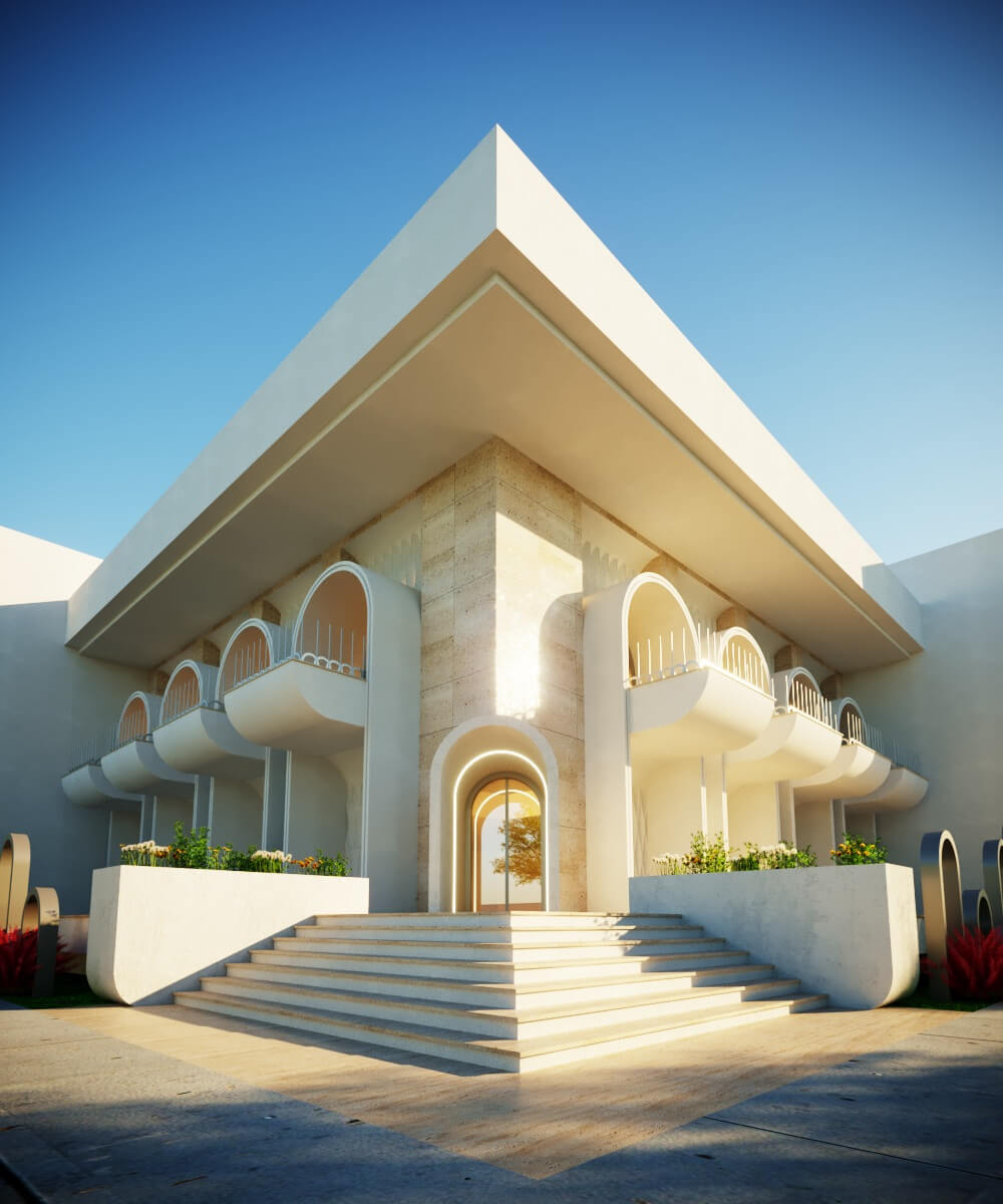 3D Model of a Commercial Bank by mohamed altaher souliman