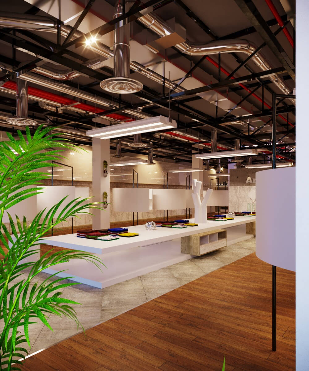 3D Model of a Modern Clothing Store by mohamed altaher souliman