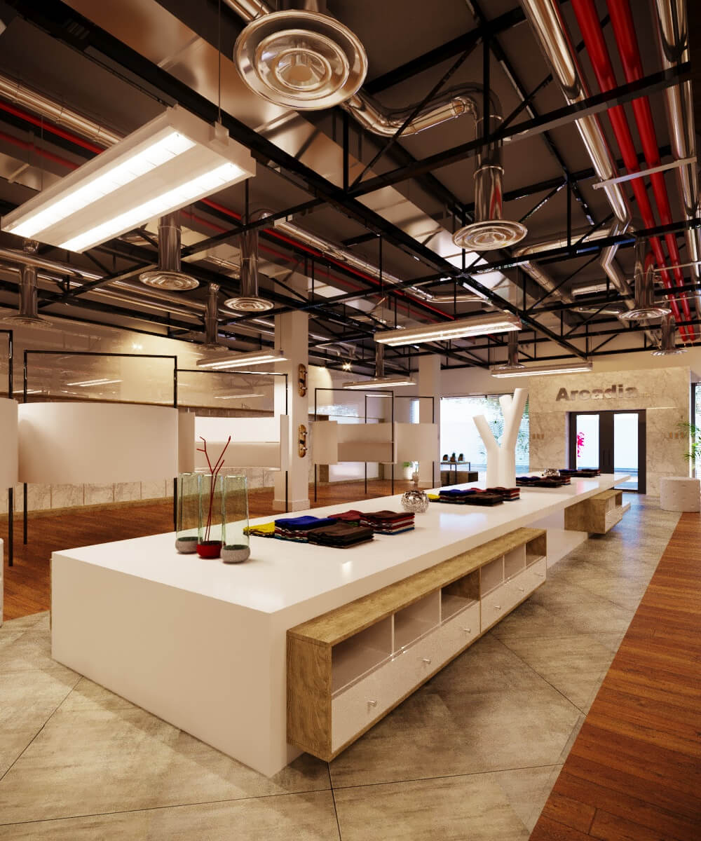 3D Model of a Modern Clothing Store by mohamed altaher souliman