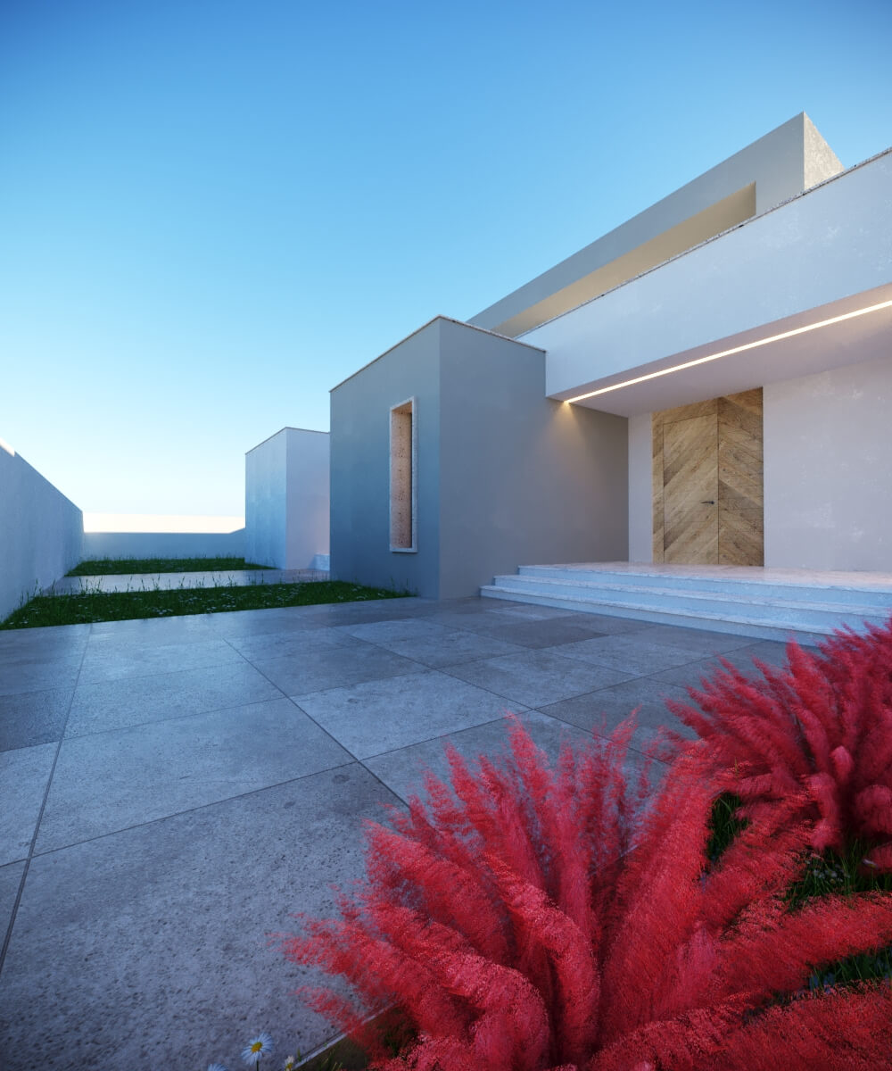 3D Model of a Modern House on The Groundfloor Low Poly by mohamed ...