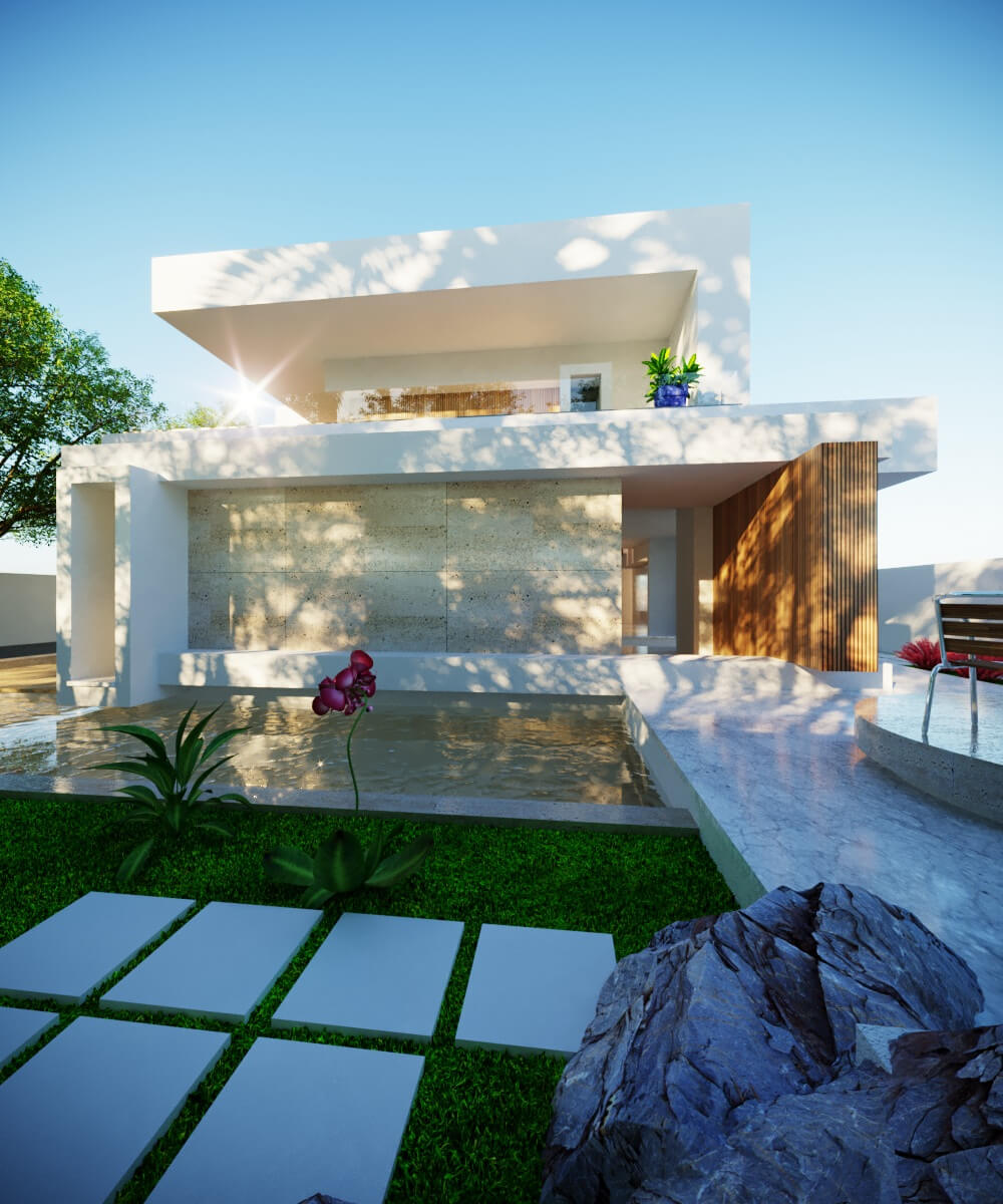 3D Model of a Two-Story Country Villa by mohamed altaher souliman