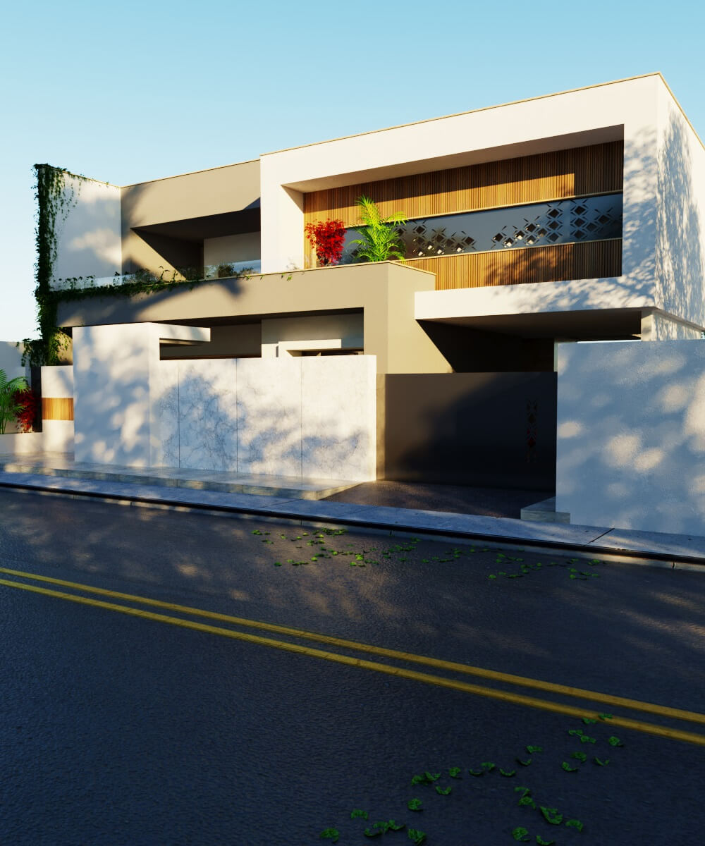 A 3D Model of a Modern Villa With High Details by mohamed altaher souliman